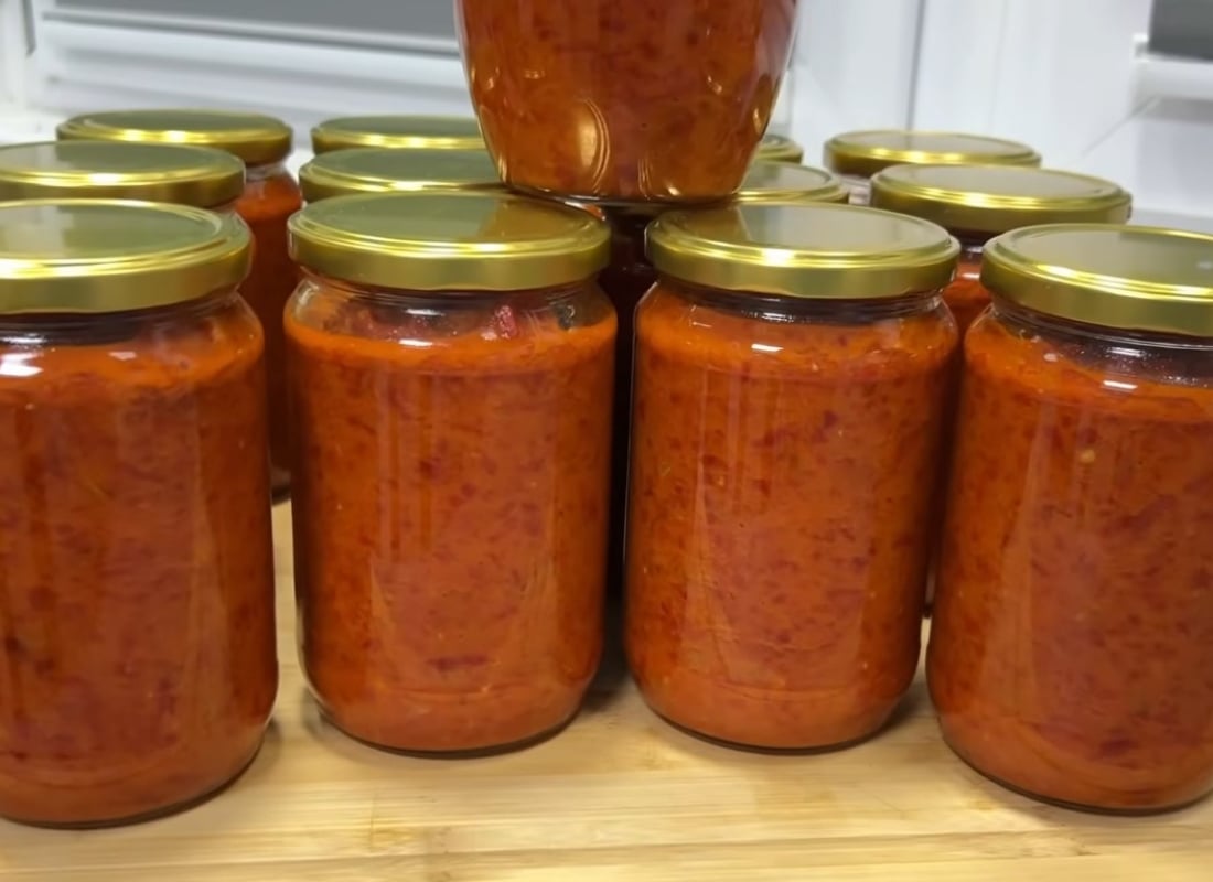 Domaći ajvar, recept sa pečenim paprikama
